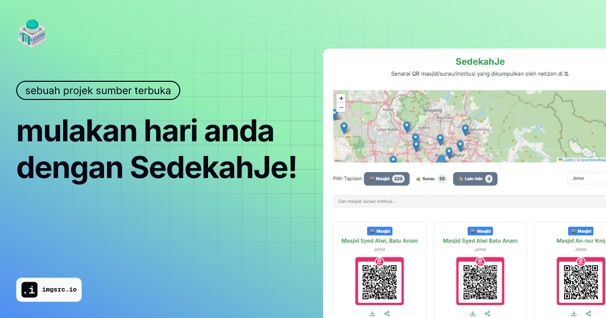 MASJID KARIAH TAMAN MARIDA SENAWANG - Sedekah Digital | Sedekah Je